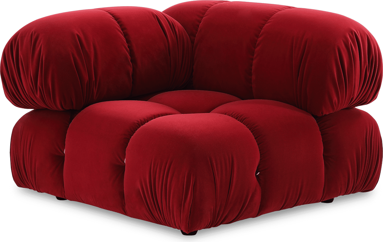 Dark red corner sofa store