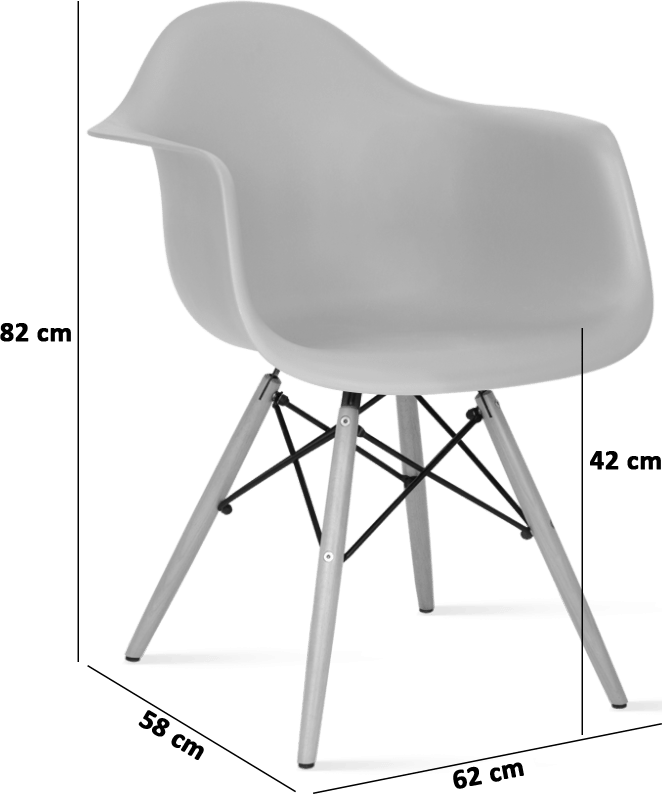 White dining chair plastic store
