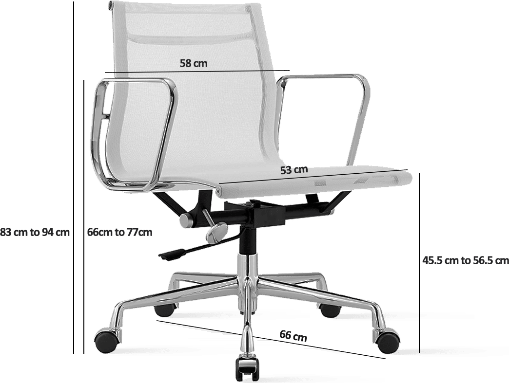 Office Chair EA117 Mesh Charles Eames Style Mobelaris Mobelaris