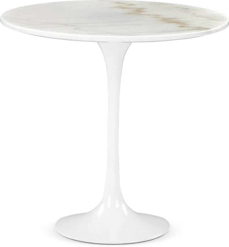 White tulip side table store